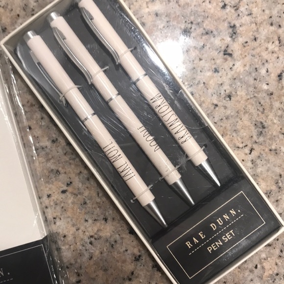 Rae Dunn | Office | Rae Dunn Note Book And Pen Bundle 2 | Poshmark